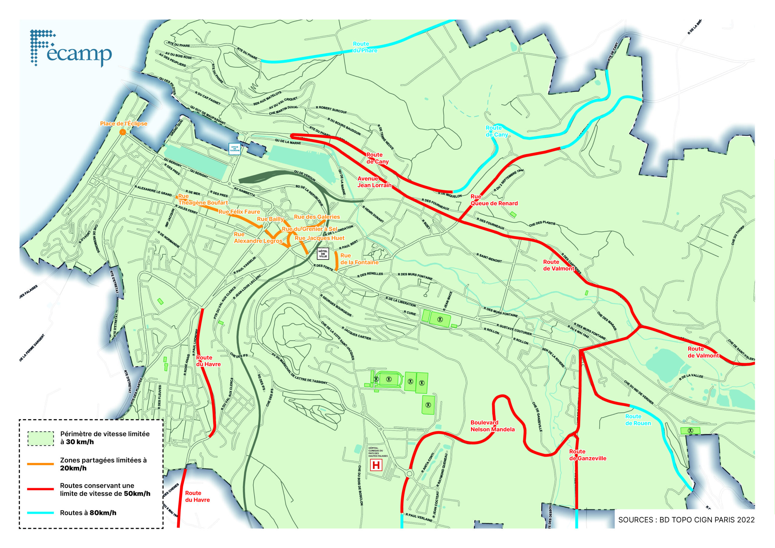 En voiture - Ville de Fécamp